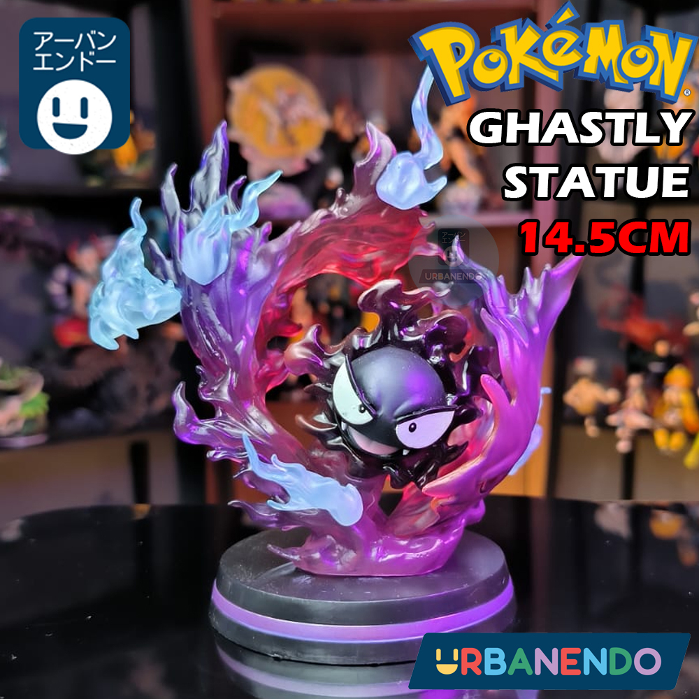 Jual Action Figure Ghastly Pokemon Statue ukuran 14.5cm Gengar Hunter ...