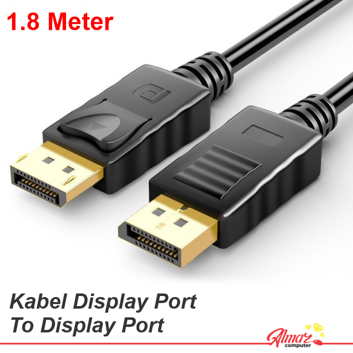 Jual Kabel Display Port to Display Port Cable DP to DP 1.8 m | Shopee ...