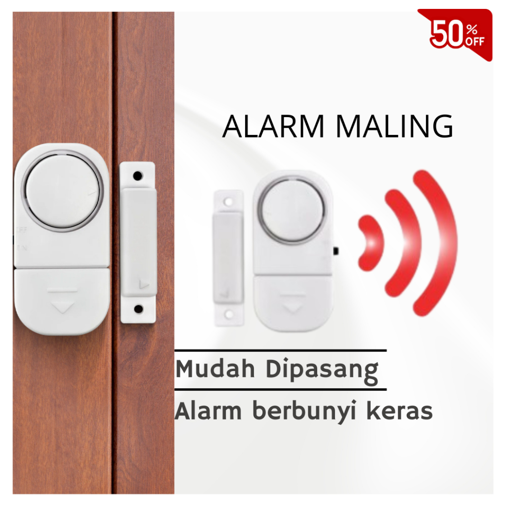 Jual Alarm Sensor Anti Maling Untuk Pintu Lemari Jendela Suara Nyaring ...