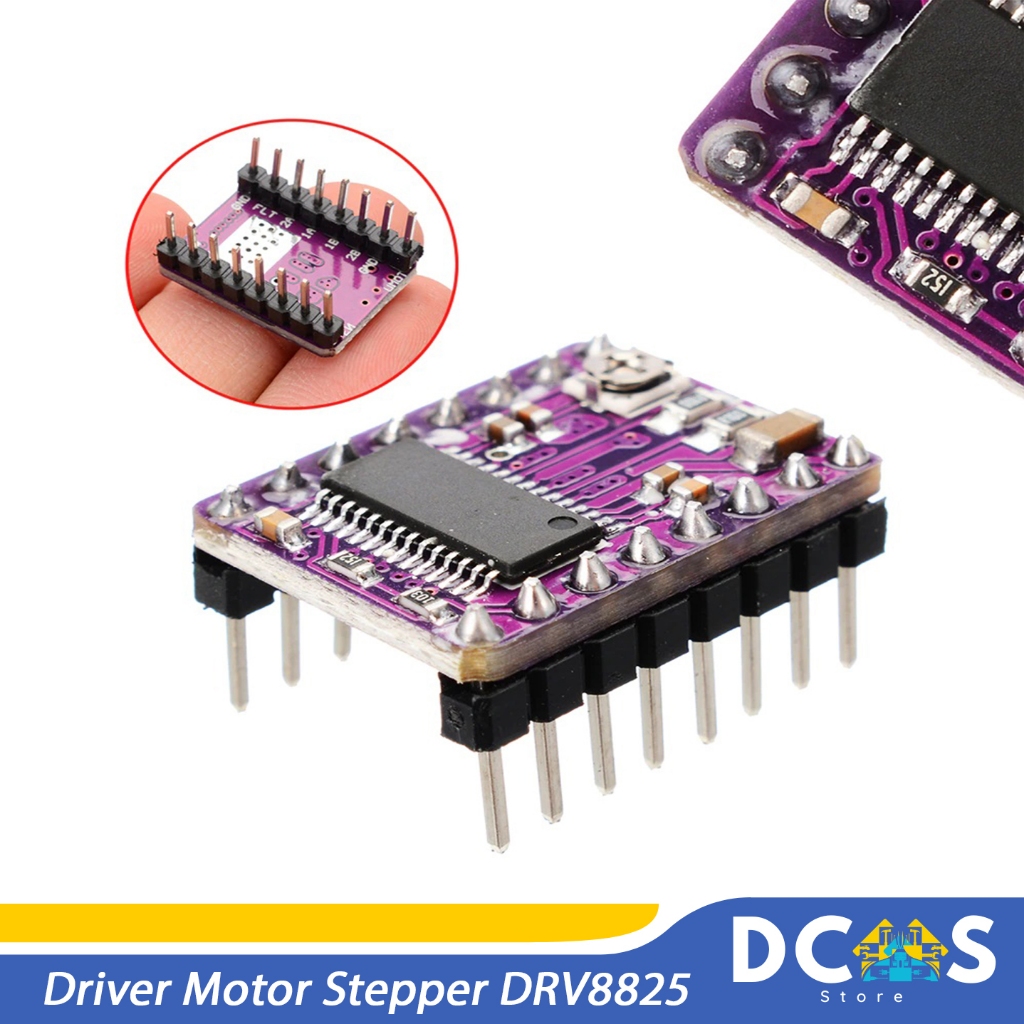 Jual Driver Motor Stepper DRV8825 DRV 8825 Stepstick 3D Printer Arduino ...