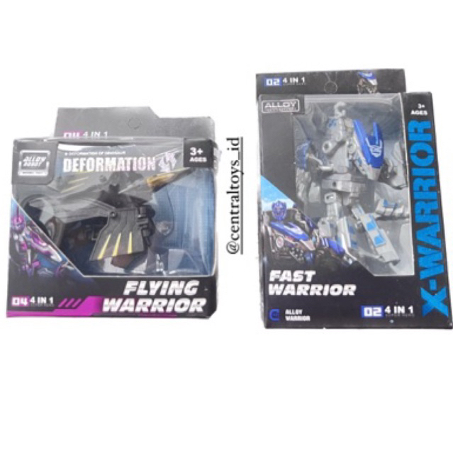Jual MAINAN ROBOT-ROBOT X-WARRIOR-ROBOT WARIOR-ROBOT 4 IN 1 | Shopee ...