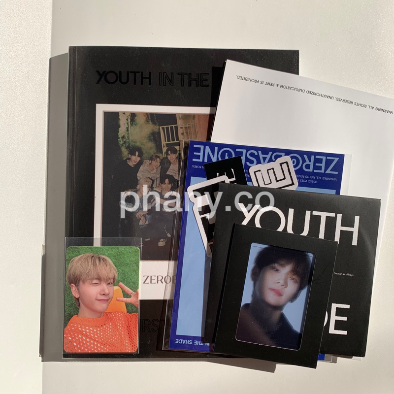 Jual [ready] ZB1 ZEROBASEONE youth in the shade album only & inclusions FREE PC MATTHEW | Shopee ...