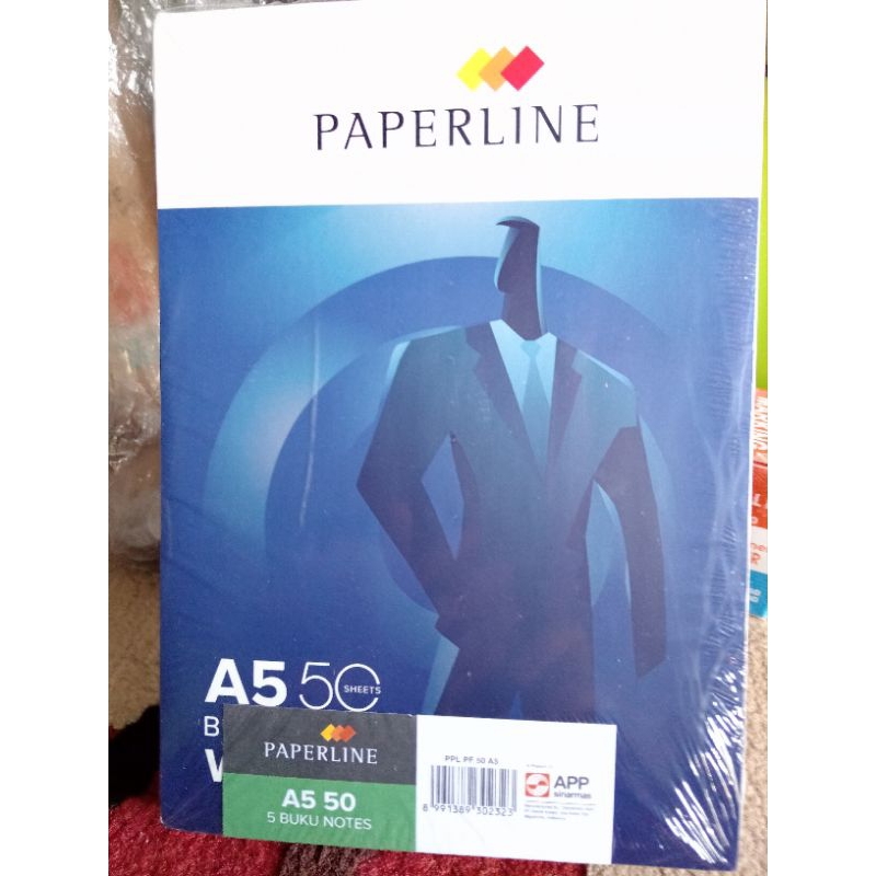 Jual PAPERLINE A5 50 LEMBAR NOTE BUKU NOTES CATATAN SEMINAR CATATAN ...