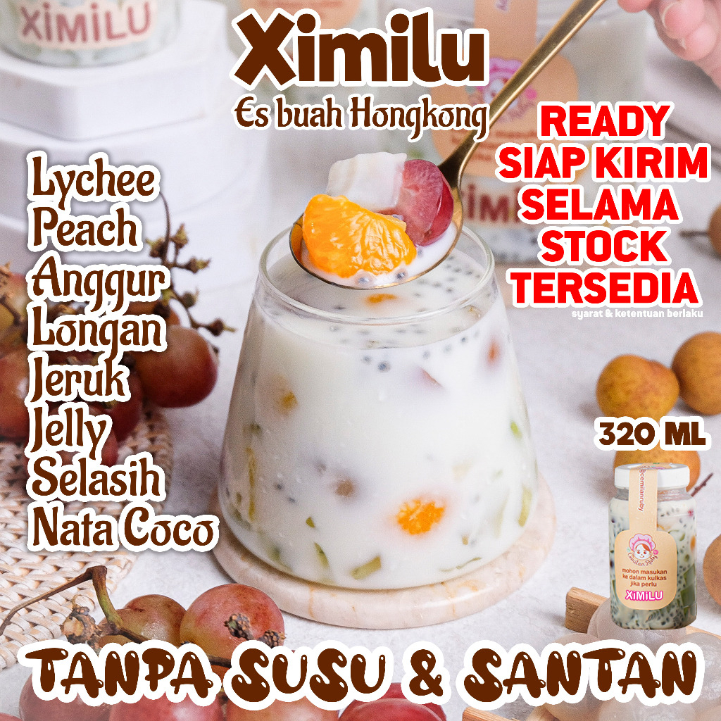 Jual XIMILU / ES BUAH HONGKONG (320 ml) | Shopee Indonesia