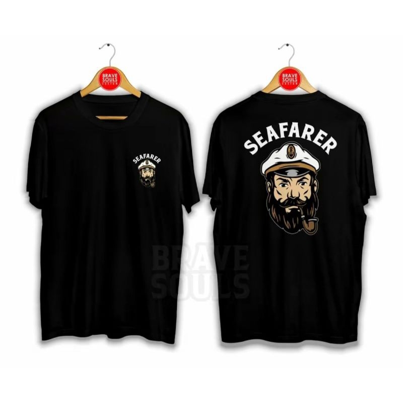 Jual KAOS SEAFARER CORAK CAPTAIN LAUT | Shopee Indonesia