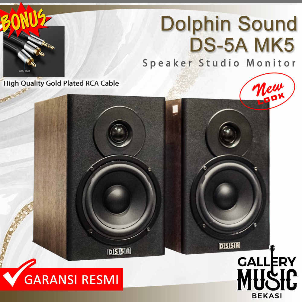 Jual Dolphin Sound DS 5A Studio Monitor Speaker - ISK DS5A Home Record ...