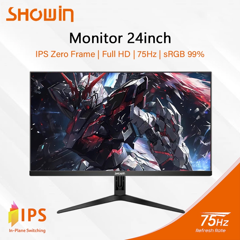 Jual SHOWIN LED Monitor 20/22/24/27 Inch, Gambar Jernih, Desain Ringkas ...