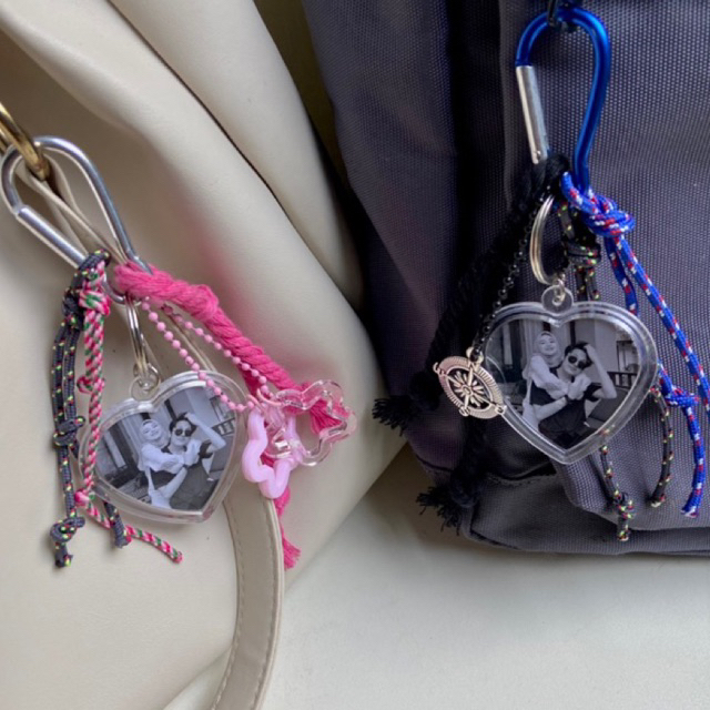 Jual [ LOVE ] - Bagcharm Couple | Gantungan Tas | Keychain Aesthetic ...