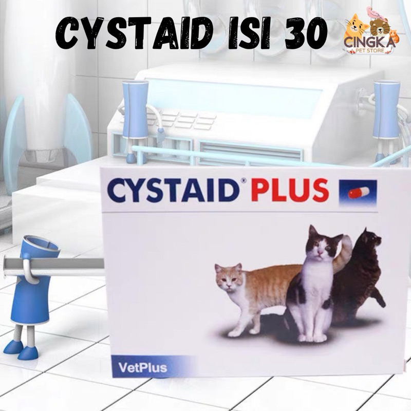 Jual CYSTAID isi 30 obat kucing | Shopee Indonesia