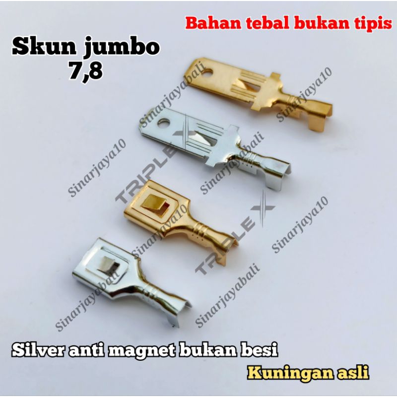Jual sekun besar skun pipih gepeng male female terminal jumbo cowok ...