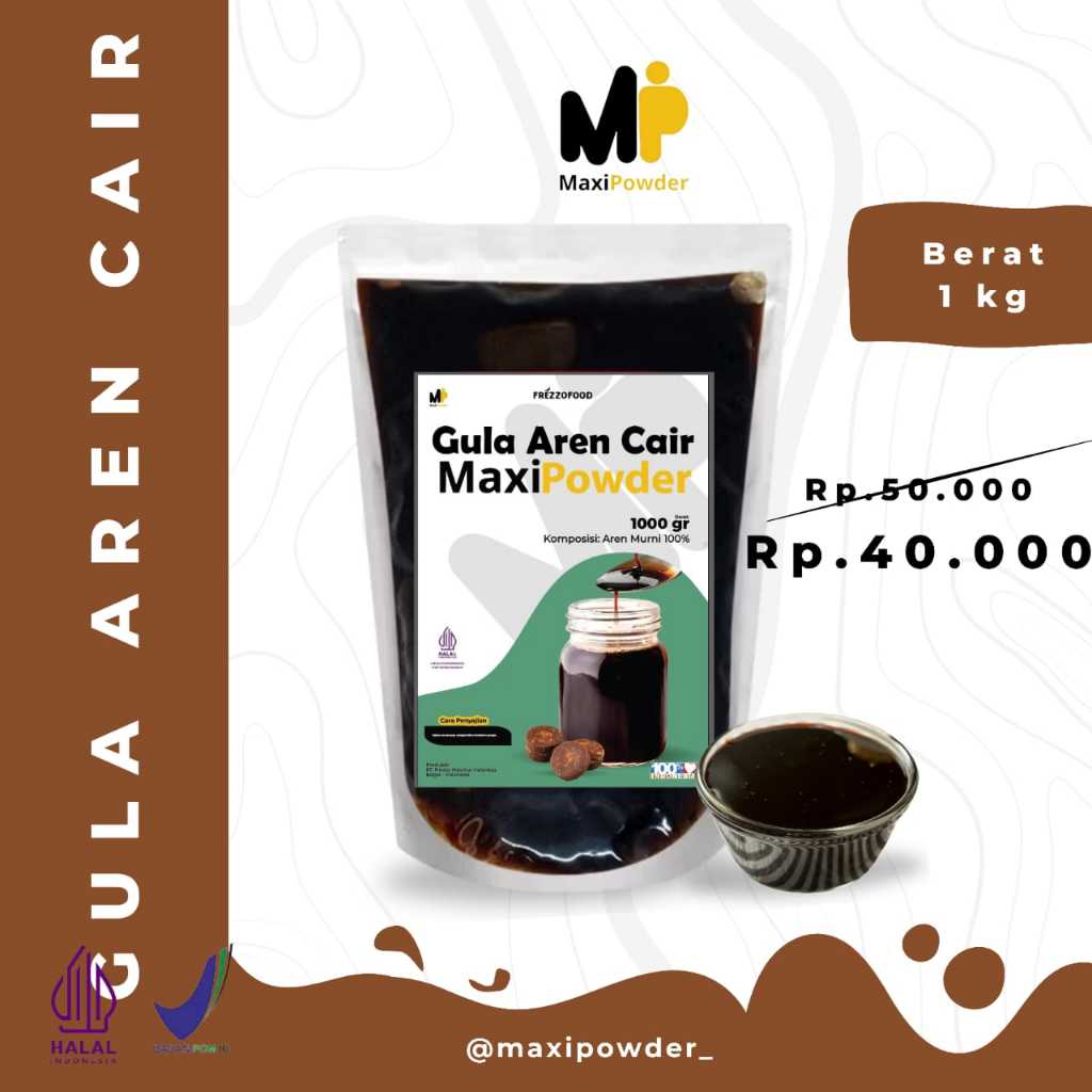 Jual GULA AREN CAIR r 1kg / Syrup Palm Sugar Termurah / Palm Sugar ...