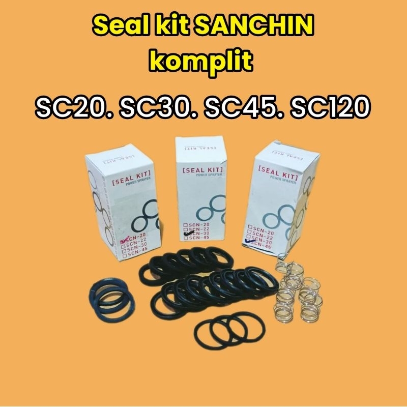 Jual Seal kit pompa stim SANCHIN SC/SCN 20 , 30 , 45 , 120 sil karet ...