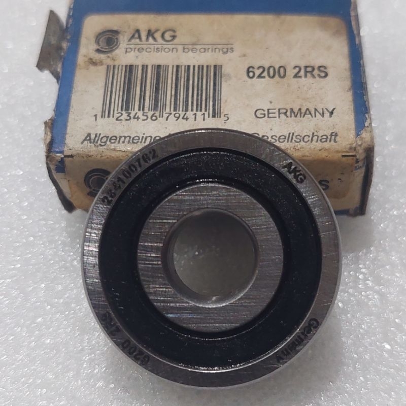 Jual AKG Laher Bearing 6200 Germany Original Untuk As Gigi Borobudur ...