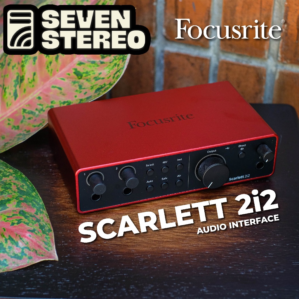 Jual Focusrite Scarlett 2i2 4th Gen USB Audio Interface Soundcard ...
