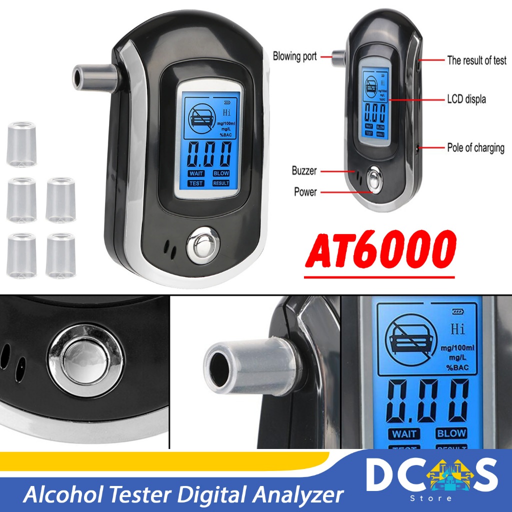 Jual Alcohol Tester Digital Analyzer - Alat Ukur kadar alkohol tubuh ...