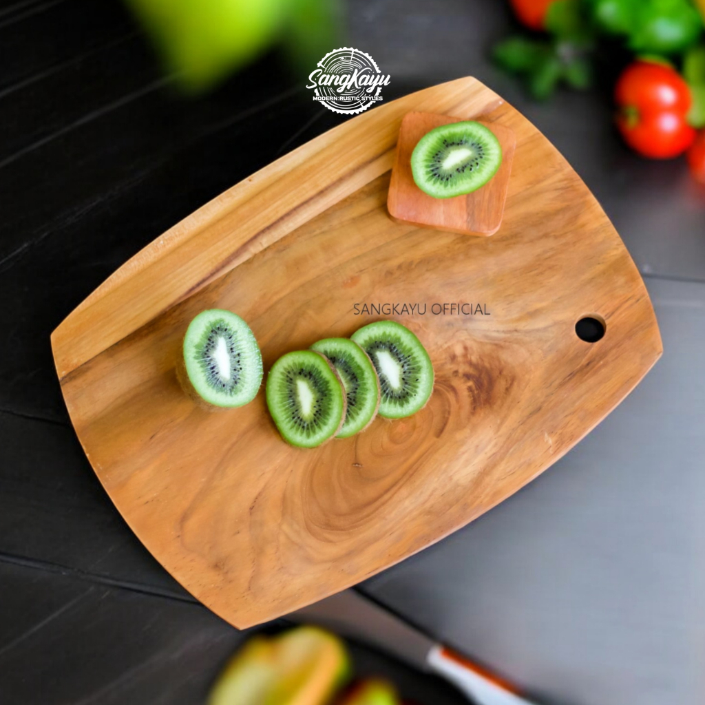 Jual SangKayu Talenan Kayu Jati 25x35 cm Teak Wood Cutting Board Bukan ...