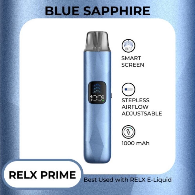 Jual RELX Prime Device Kit - Blue Sapphire (Garansi Resmi id) | Shopee ...