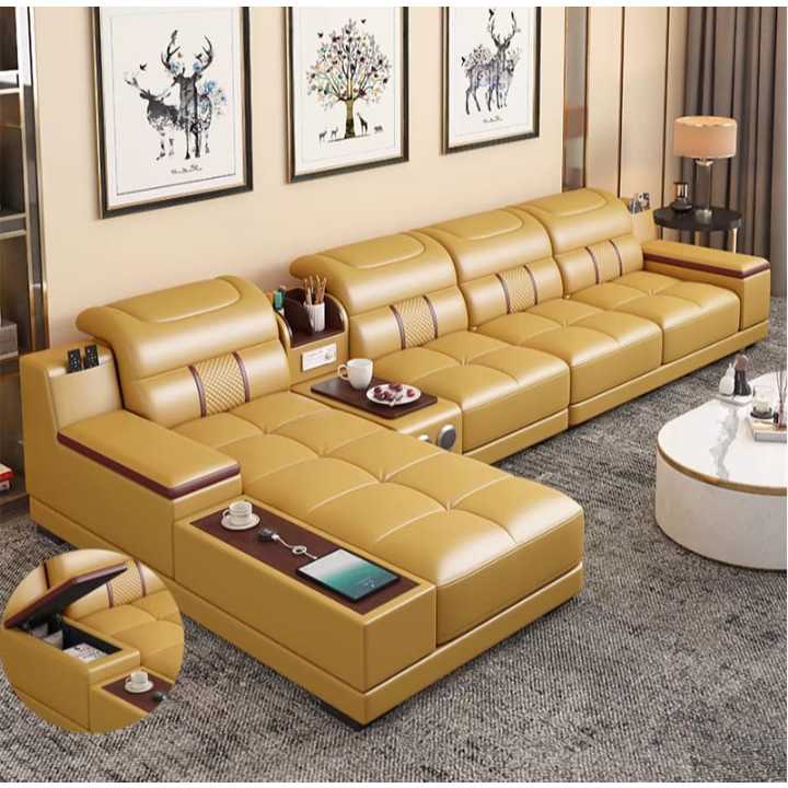 Jual SET L SOFA HIMALIA MODERN PREMIUM GRADE LUXURY / SOFA L / SOFA MEWAH / SOFA SULTAN / SOFA ...
