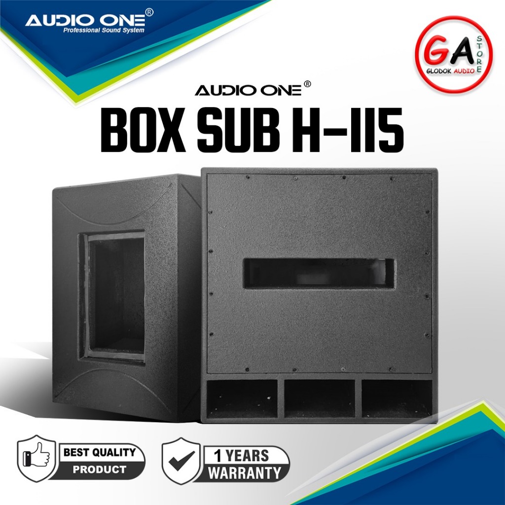 Jual Box Subwoofer Speaker AUDIO ONE Type H 115 /118 dari Kayu Meranti ...