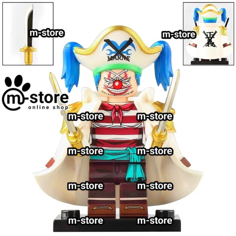 Jual brick one piece buggy the clown mini toy figure | Shopee Indonesia