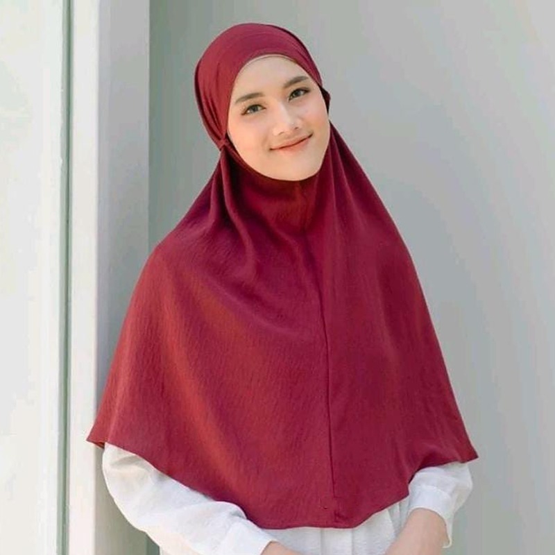 Jual HIJAB TALI INSTAN TALI NON PED BAHAN CRINKLE AIRFLOW PAKAIAN MUSLIM WANITA MODIS HARGA ...