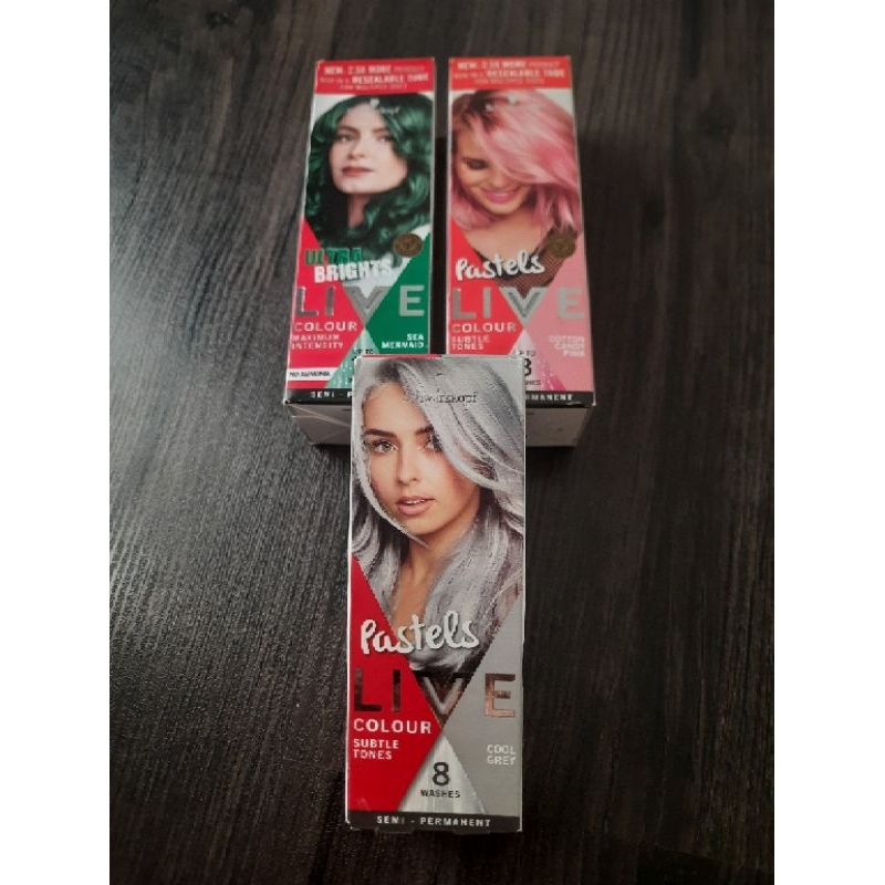 Jual Schwarzkopf Live Ultra Bright's Hair Colour Pewarna Rambut Pink ...
