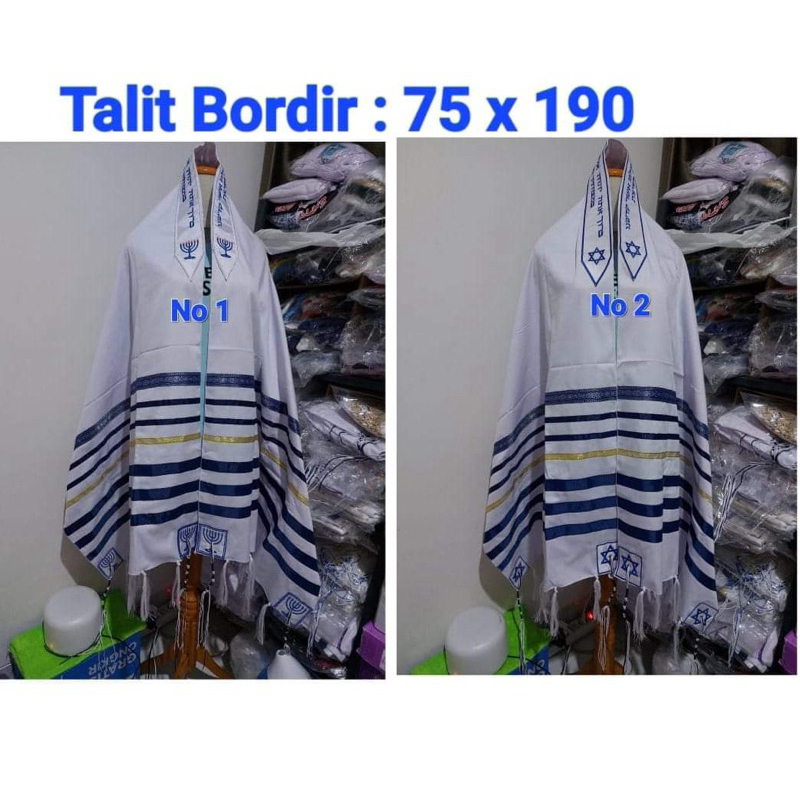 Jual Tallith / Tallitot / Jewish Prayer Shawl / Tallit | Shopee Indonesia