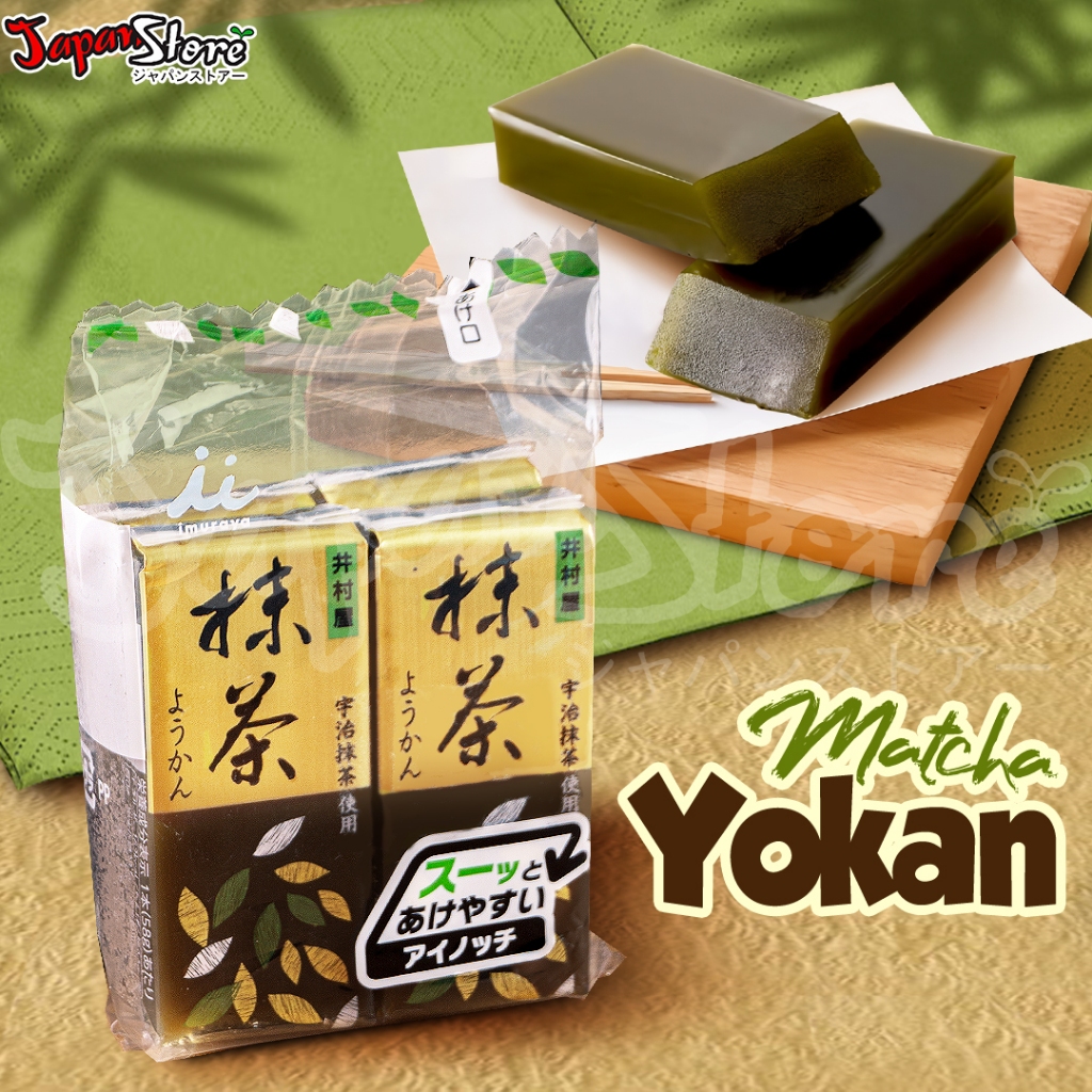 Jual Imuraya Yokan Neri Matcha [4 pc] [Jelly Khas Kyoto] | Shopee Indonesia