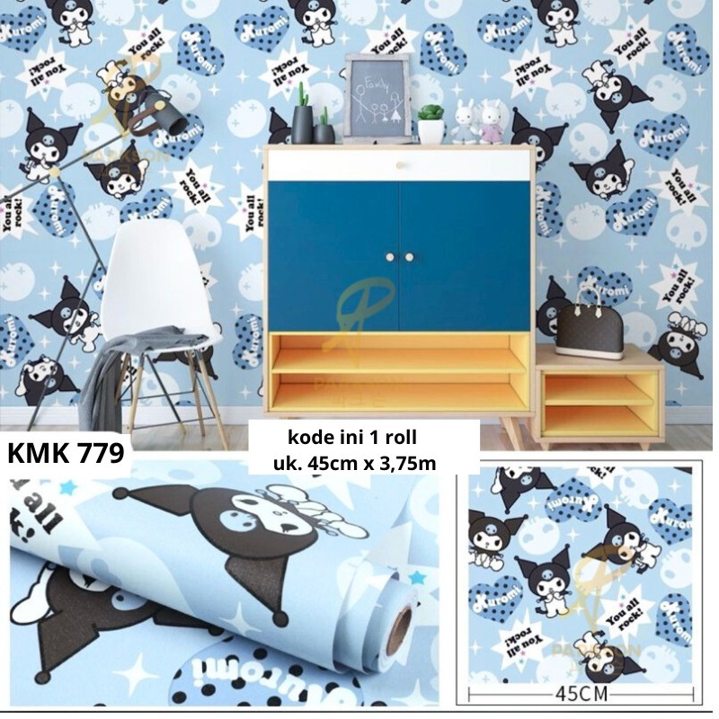 Jual GM - 779 KUROMI | WALLPAPER DINDING SANRIO | WALLPAPER DINDING ANAK | WALLPAPER KUROMI ...