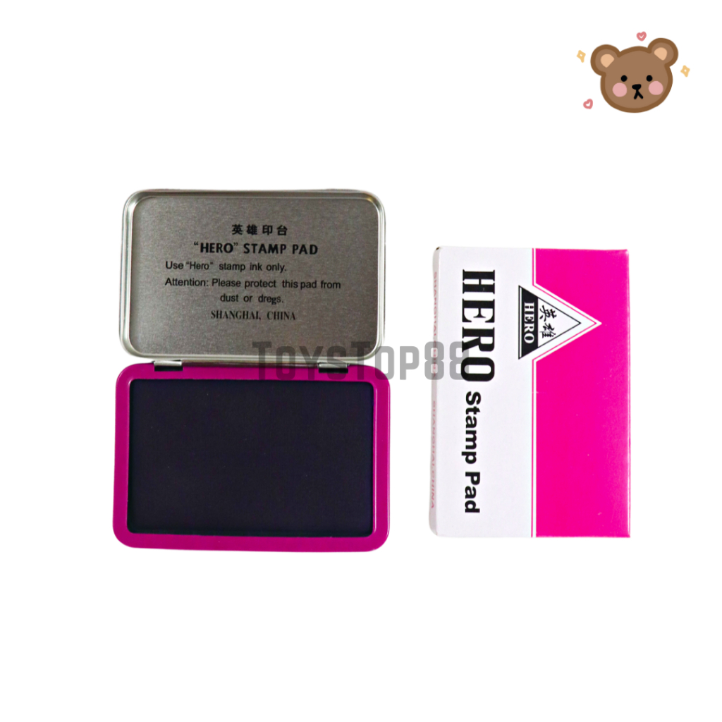 Jual Stamp Pad Hero E2460 Kecil - Bak Tempat Bantalan Stempel + Tinta | Shopee Indonesia