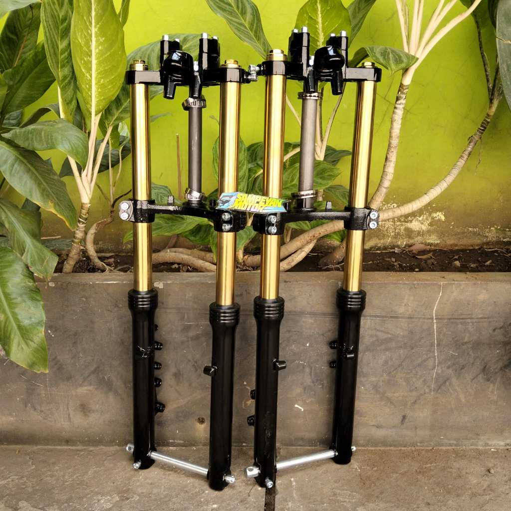 Jual Shock Sok Skok Depan Assy Set Segitiga Ninja 150R R PNP RX King RX Special Spesial RXK RXS ...