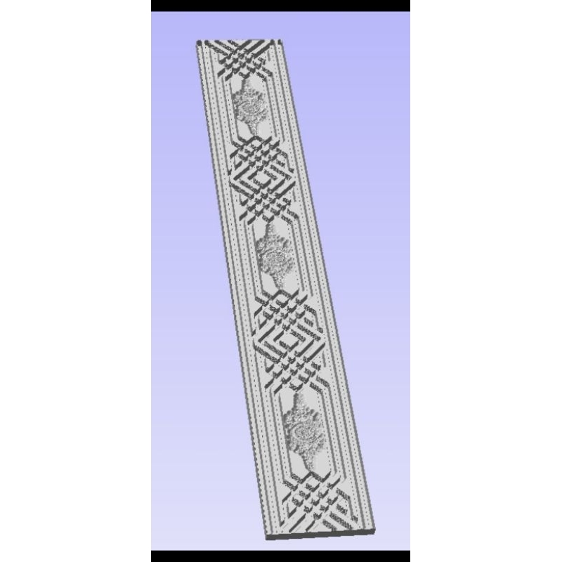 Jual cetakan ornamen dinding masif 15x100cm kedalaman motif 1cm bahan ...