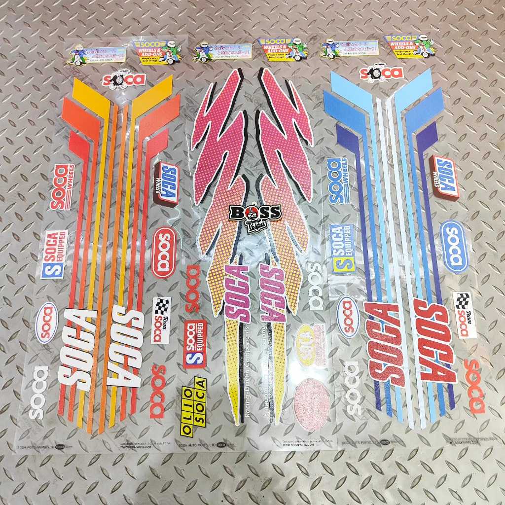 Jual Sticker SOCA Decal Set Vespa Sprint Primavera S LX LXV GTS ...