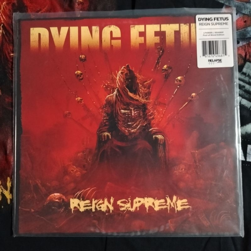 Jual Vinyl DYING FETUS - REIGN SUPREME | Shopee Indonesia