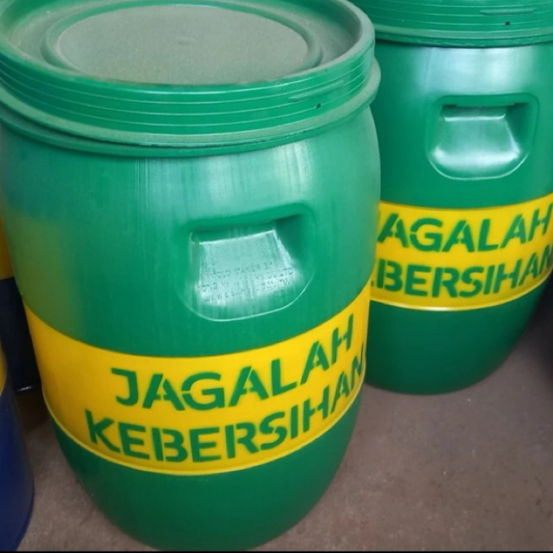 Jual tong plastik/drum plastik 60 liter/tong sampah | Shopee Indonesia