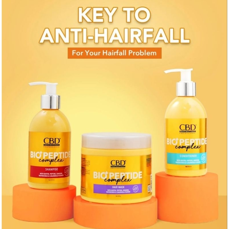 Jual CBD Bio Peptide Series - Shampoo / Conditioner / Hair Mask / Hair ...
