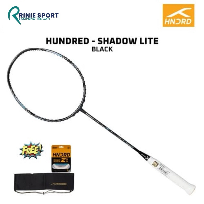 Jual RAKET BADMINTON HUNDRED SHADOW LITE BLACK | Shopee Indonesia