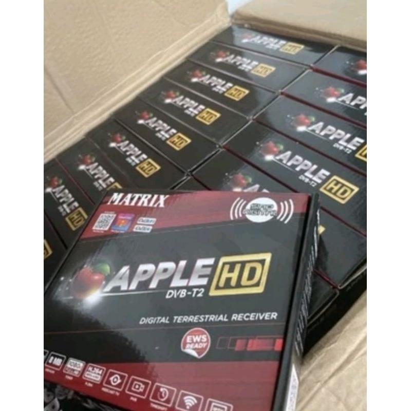 Jual Matrix STB Apple Merah DVB T2 Full HD Bisa You Tube BER-SNI ...