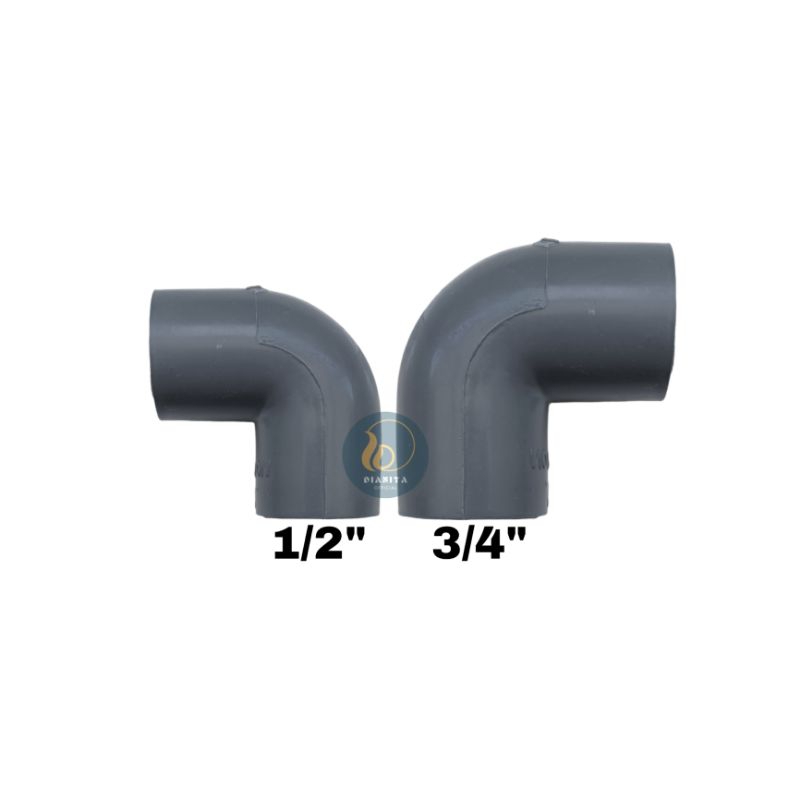 Jual WINLON KNIE ELBOW 1/2" 3/4"INCH KNEE PVC SAMBUNGAN PIPA | Shopee ...