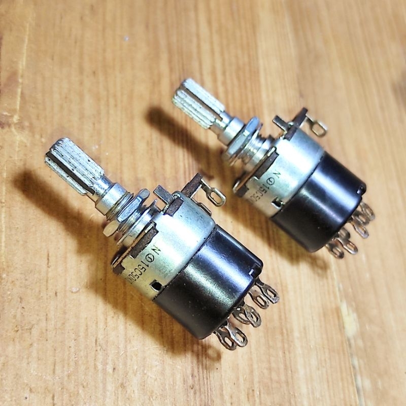 Jual Potensio C50K NOBLE JAPAN Asli + Switch ON/OFF Potentiometer C 50K ...