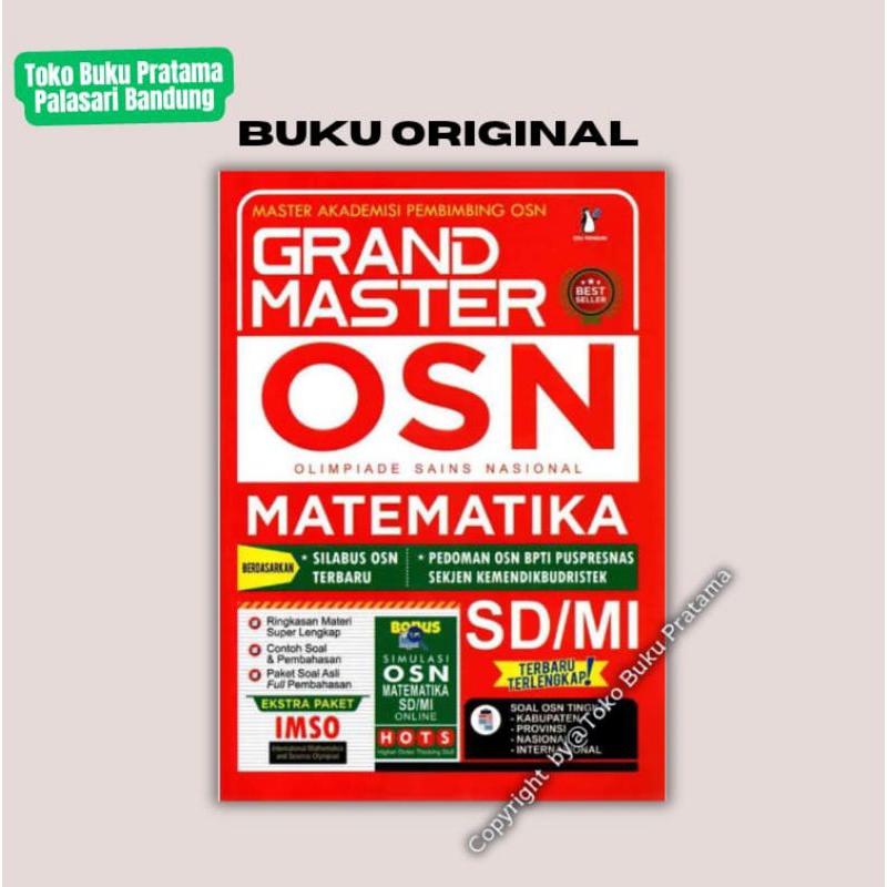 Jual Buku Grand Master OSN Matematika Sd/Mi - ORI | Shopee Indonesia