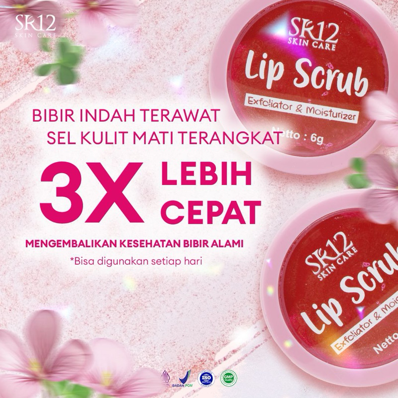 Jual Lip Scrub SR12 Membuat Bibir Lembab Cerah Halus Sehat Angkat Sel ...