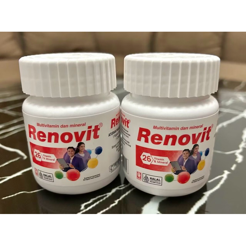 Jual Multivitamin Renovit isi 30 tablet | Shopee Indonesia