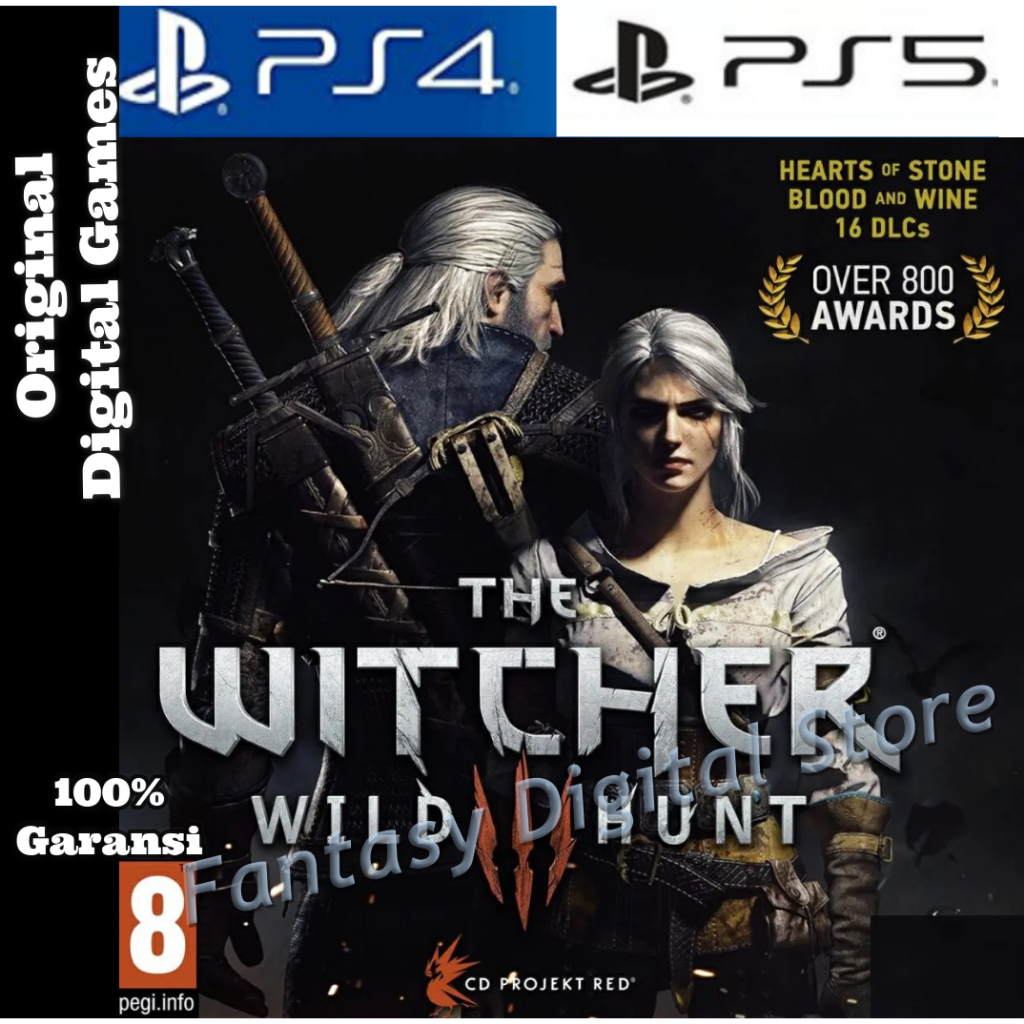 Jual The Witcher Wild Hunt Complete Edition PS4 PS5 Digital | Shopee ...