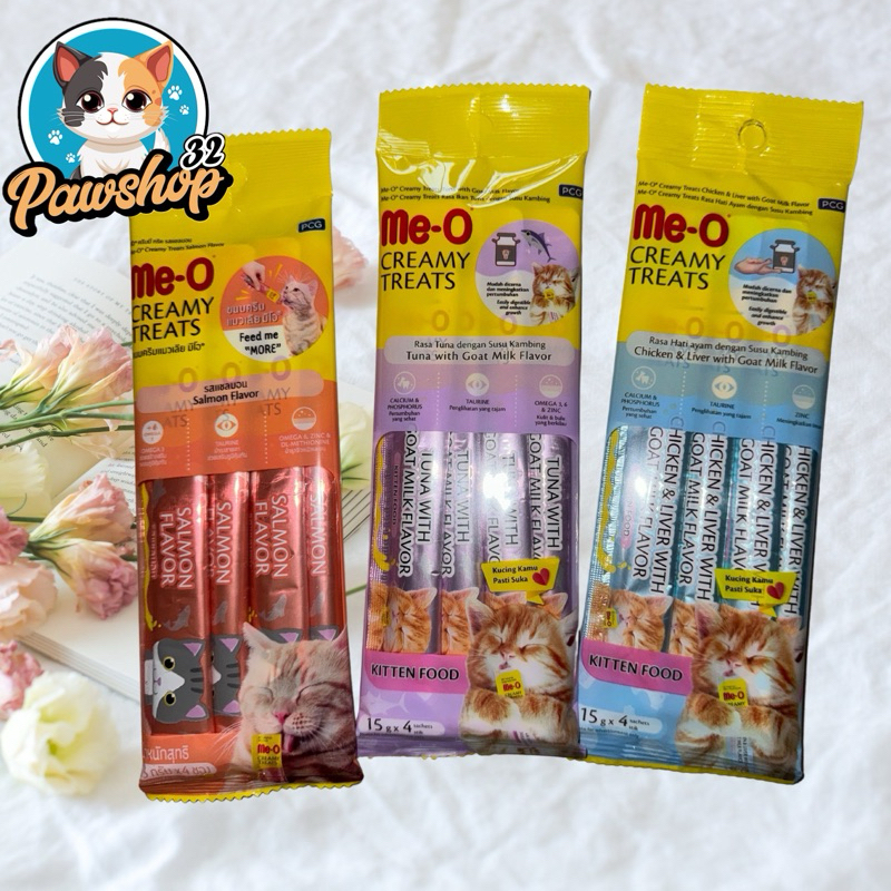 Jual MEO CREAMY TREATS isi 4pcs x 15gr | Shopee Indonesia