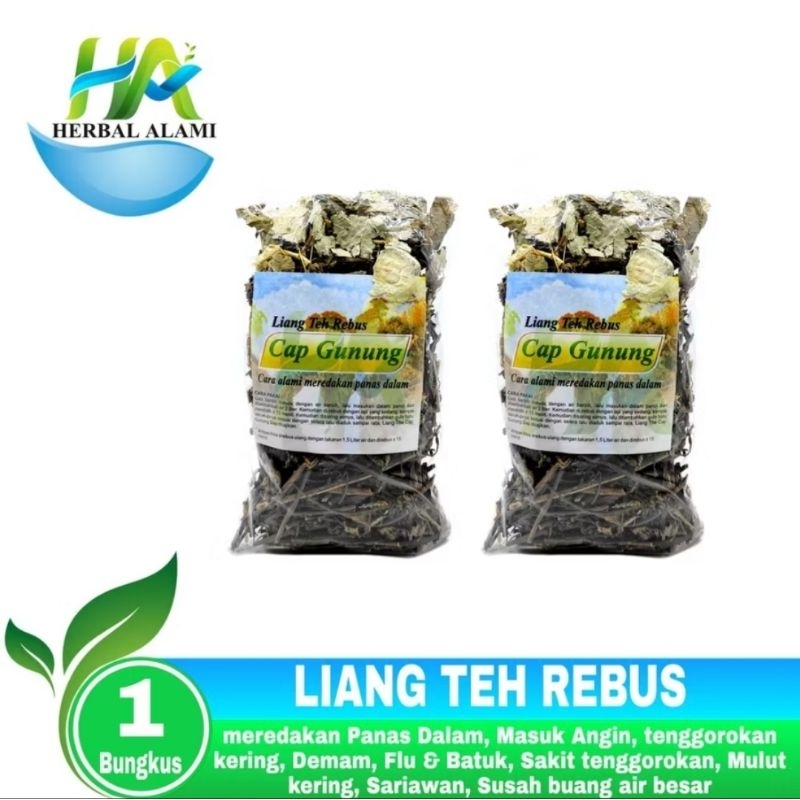 Jual Liang Teh Rebus Cap Gunung / Teh Pereda Panas Dalam | Shopee Indonesia