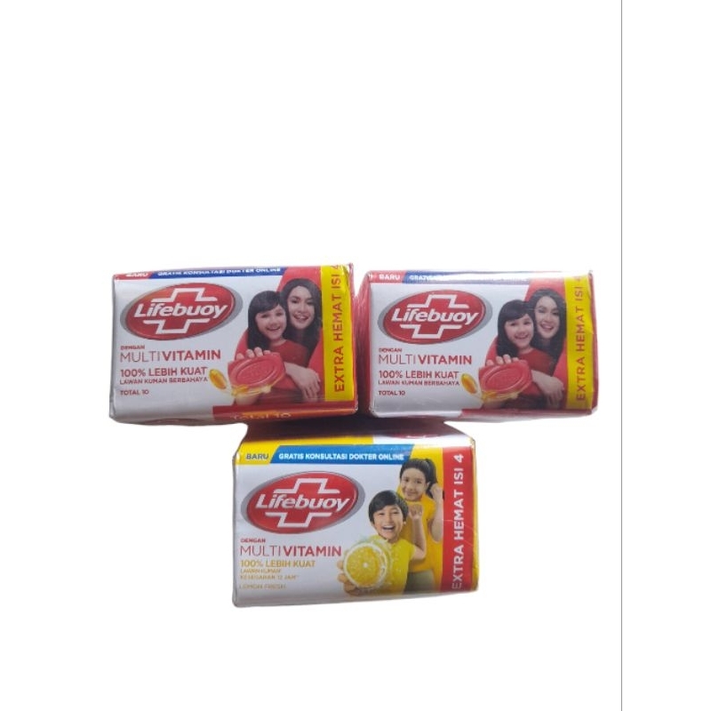Jual LIFEBUOY BATANG 60GR BANDED (ISI 4BATANG) | Shopee Indonesia