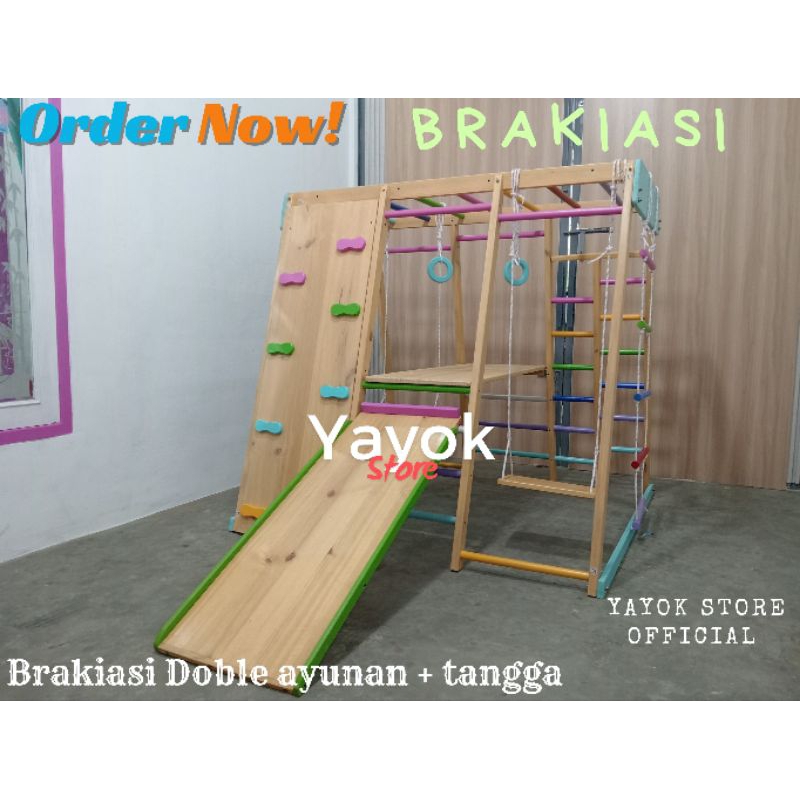 Jual Brakiasi Doble ayunan+tangga / Playground anak tipe Doble 150 CM ...