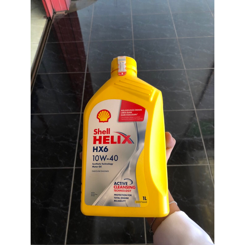 Jual Oli Shell Helix HX6 SAE 10w-40 (4L) | Shopee Indonesia
