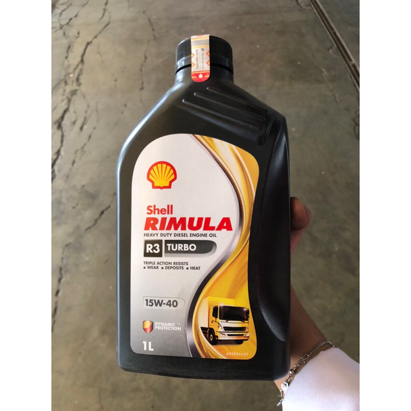 Jual Oli Shell Rimula R3 Turbo Diesel SAE 15w-40 (1L) | Shopee Indonesia